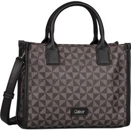 Gabor® Shopper, Grafikmuster, Lederimitat, für Damen, schwarz