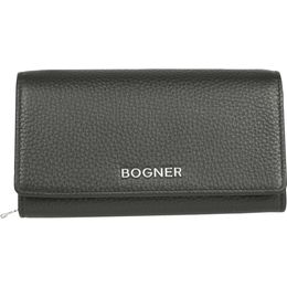 Bogner Brieftasche "Violetta", Druckknopf, RFID-Schutz, für Damen, schwarz