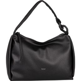 Gabor® Henkeltasche, Reißverschluss, Kunstleder, für Damen, schwarz