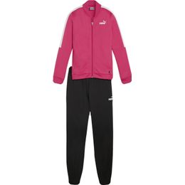 Puma® Baseball-Trainingsanzug, Seitentasche, Stehkragen, für Kinder, pink, 128