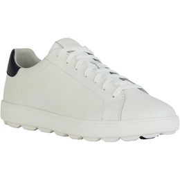 Geox Sneaker, Leder, atmungsaktiv, für Herren, weiß, 43