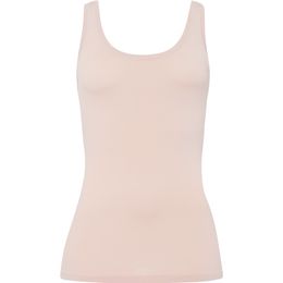 Hanro Touch Feeling Unterhemd, Feinripp, nahtlos, für Damen, rosa, XL