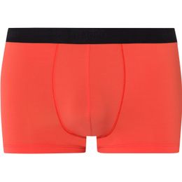 Hanro Micro Touch Pants kurz, Logo-Bund, elastisch, für Herren, orange, L