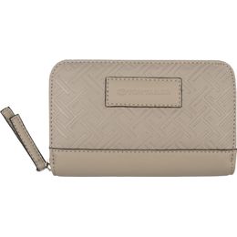 Tom Tailor Geldbörse, Kunstleder, Patch, für Damen, beige