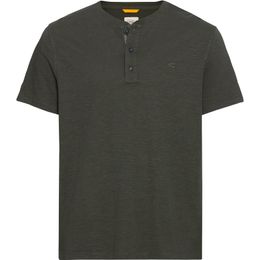 Camel Active T-Shirt, Baumwolle, Logo-Stickerei, für Herren, grün, XL