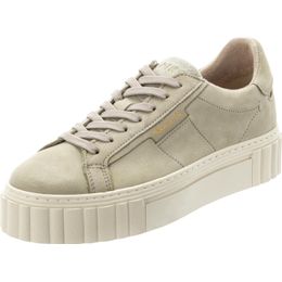 Tamaris Sneaker, Plateau, Leder, für Damen, grün, 37