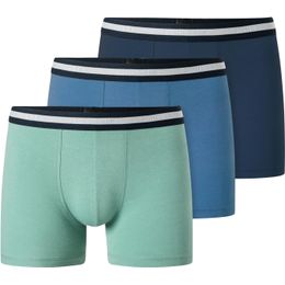 Schiesser Pants kurz, 3er-Pack, für Kinder, blau, 140