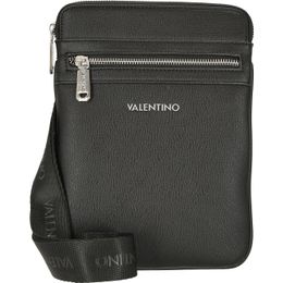 Valentino by Mario Valentino Valentino by Mario Schultertasche, Reißverschluss, Emblem, uni, schwarz