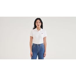 Levi's Levi's® Poloshirt, Logo-Patch, für Damen, weiß, M