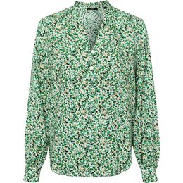 Zero Hemdbluse, floral, für Damen, grün, 42