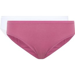 Calida Slip, 2er-Pack, Gummibund, für Damen, pink, S