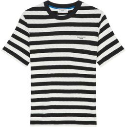 Marc O'Polo Marc O'Polo DENIM T-Shirt, Baumwolle, Logo-Print, für Herren, schwarz, M
