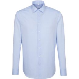 Seidensticker Businesshemd, Kent-Kragen, Tailored Fit, für Herren, blau, 42
