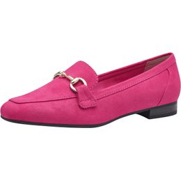Marco Tozzi® Loafer, Schmuckelement, Blockabsatz, für Damen, pink, 39