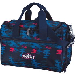 Scout® Sporttasche, Zweiwegereißverschluss, Seitentasche, 16 Liter, für Kinder, blau