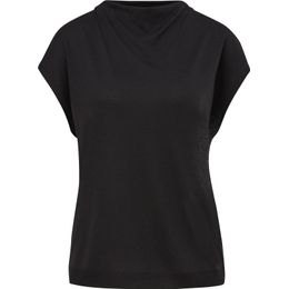 comma, T-Shirt, Fledermausärmel, für Damen, schwarz, 40