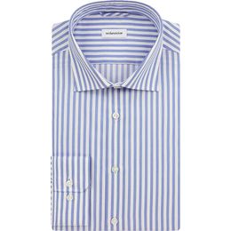 Seidensticker Businesshemd, Regular Fit, Langarm, Kent-Kragen, für Herren, blau, 41