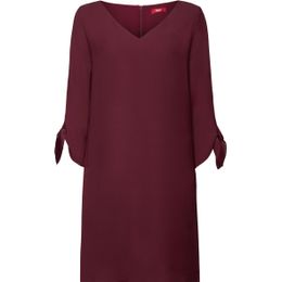 Esprit Collection Kleid, V-Ausschnitt, knielang, für Damen, lila, 38