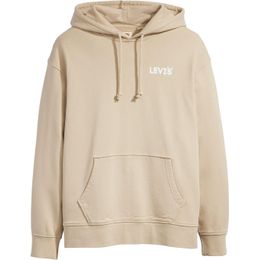 Levi's Levi's® Hoodie, Logo-Print, Kängurutasche, für Herren, beige, XL