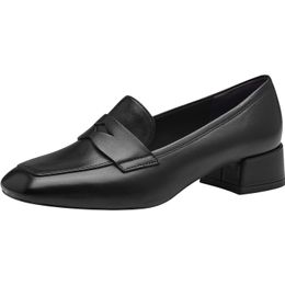 Tamaris Slipper, Blockabsatz, Leder, für Damen, schwarz, 38