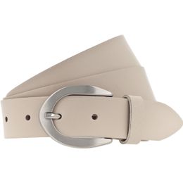 Vanzetti Gürtel, Leder, für Damen, beige, 80