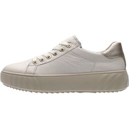 Ara® Sneaker, Leder, Metallic-Detail, für Damen, weiß, 42