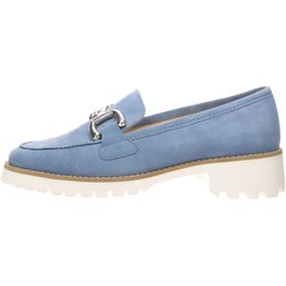 Ara® Loafer, Zierschnalle, Leder, für Damen, blau, 37