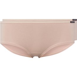 Skiny® Advantage Cotton Panty, unifarben, 2er-Pack, für Damen, beige, 44