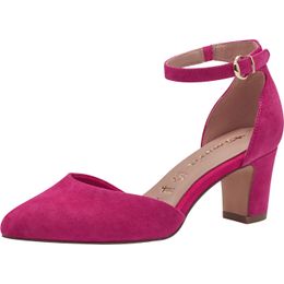 Tamaris Pumps, Leder, für Damen, pink, 37