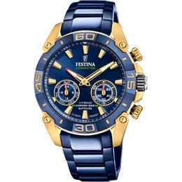 Festina Herren Hybrid-Smartwatch "F20547/1", blau