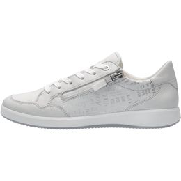 Ara® Sneaker, Print-Motiv, Leder, für Damen, grau, 40