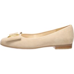 Ara® Ballerinas, Leder, Zierschleife, für Damen, beige, 39