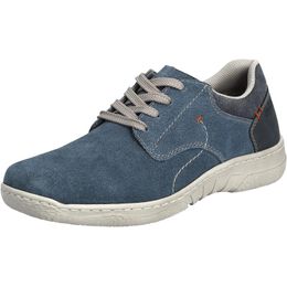 Rieker Halbschuhe, Veloursleder, Wechselfußbett, für Herren, blau, 40