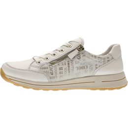 Ara® Sneaker, Leder, Print, Reißverschluss, für Damen, beige, 40