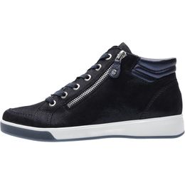 Ara® Sneaker, Leder, Reißverschluss, für Damen, blau, 42.5