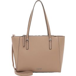 Emily & Noah Emily & Noah Shopper, Reißverschluss, Emblem, für Damen, beige