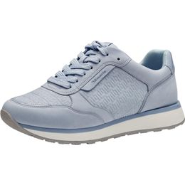 Tamaris Sneaker, Reißverschluss, Schnürung, für Damen, blau, 37