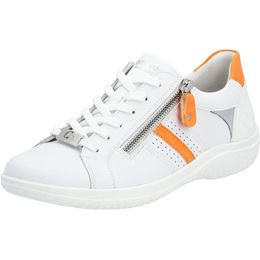 Remonte® Sneaker, Leder, Reißverschluss, für Damen, orange, 40