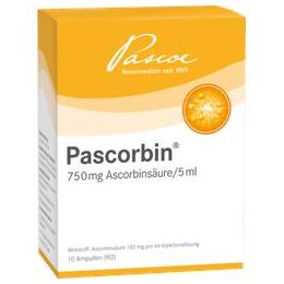Pascoe Pascorbin Injektionslösung Ampullen 10X5 ml