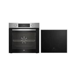 Beko BBSE1134T0XFP, Backofen-Set edelstahl, 60 cm Ofengröße: L (groß) ab 65 Liter Nutzinhalt: 66 Liter Heizart: Umluft, Grill, Heißluft, konventionell (Ober- & Unterhitze