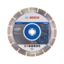 Bosch Diamanttrennscheibe Standard for Stone, Ø 230mm Bohrung 22,23mm Materialeignung: Fliesen, Marmor, Mauerwerk, Stein Durchmesser: 230 mm Bohrung: 22,23 mm