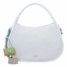 Gabs Selin Schultertasche Leder 34 cm bianco ottico