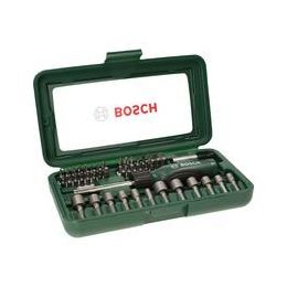 Bosch Schraubendreher Set 46tlg, Bit-Satz Retail Anzahl Teile: 46 -teilig Behälter: Kunststoff-Klappbox