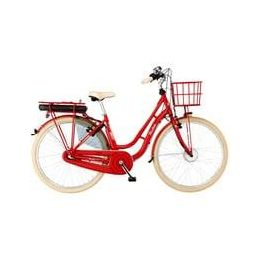 FISCHER BIKE CITA Retro 2.0, Pedelec rot (glänzend), 28", 48 cm Rahmen Typ: City Laufradgröße: 28 " Gänge: 3 Schaltungsart: Nabenschaltung