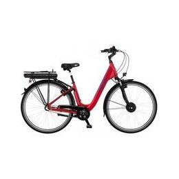 FISCHER BIKE CITA 1.0, Pedelec rot (glänzend), 28", 44 cm Rahmen Typ: City Laufradgröße: 28 " Gänge: 3 Schaltungsart: Nabenschaltung