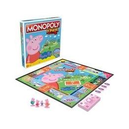Hasbro Monopoly Junior: Peppa Wutz, Brettspiel Spieleranzahl: 2 - 4 Spieler Altersangabe: ab 5 Jahren Serie: Monopoly / Peppa Wutz