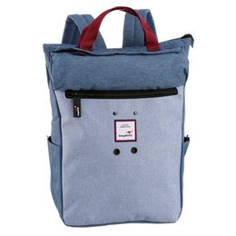 Kangaroos Cityrucksack, kann auch als Tasche getragen werden, blau