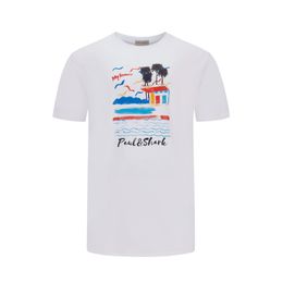 Paul & Shark Paul & Shark T-Shirt aus Baumwolle mit Print