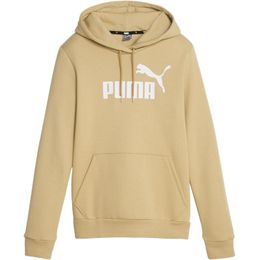 Puma® Hoodie, Kängurutasche, Tunnelzug, für Damen, beige, S
