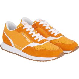 Tommy Hilfiger Sneaker, Leder, für Herren, orange, 40